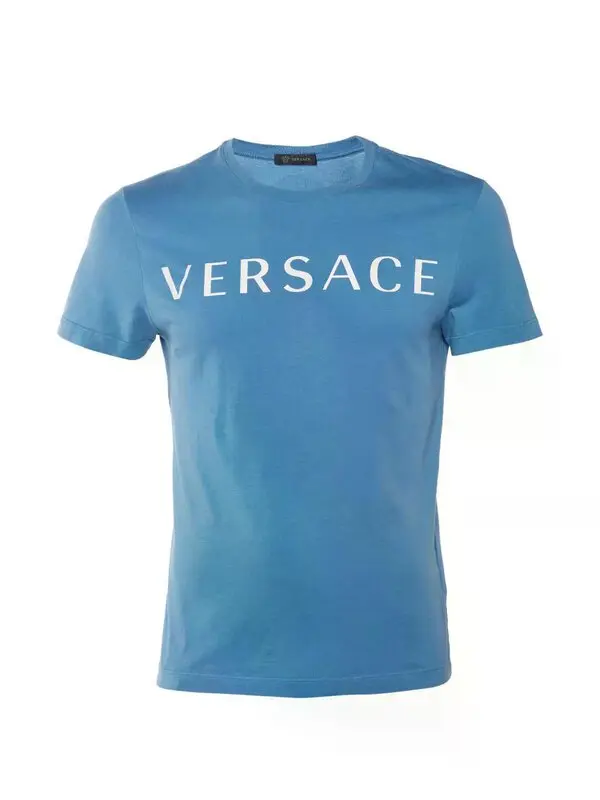Versace Logo-print Crew-neck T-shirt