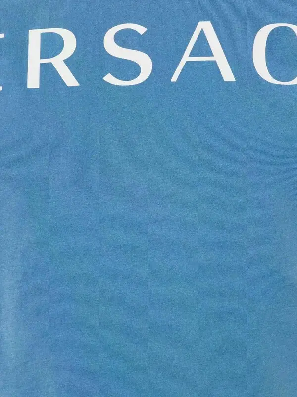Versace Logo-print Crew-neck T-shirt