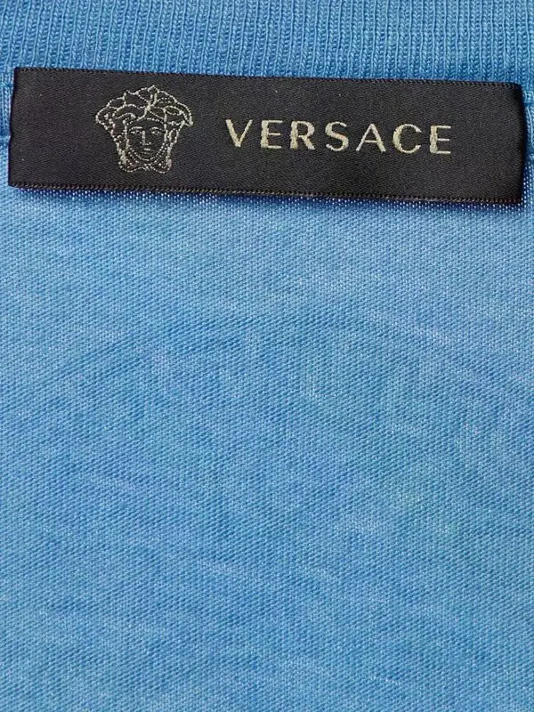 Versace Logo-print Crew-neck T-shirt