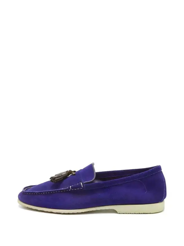 TOM FORD Nubuck Loafers With Tassel Detail