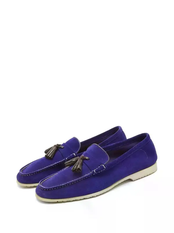 TOM FORD Nubuck Loafers With Tassel Detail