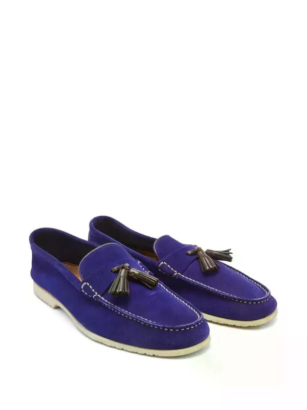 TOM FORD Nubuck Loafers With Tassel Detail