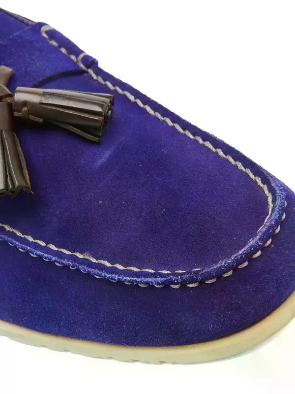 TOM FORD Nubuck Loafers With Tassel Detail