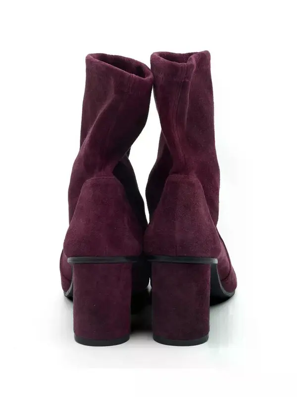 STUART WEITZMAN Suede Block-heel Boots