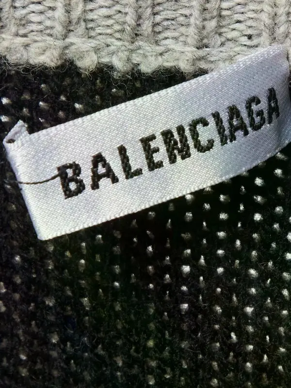 Balenciaga All-over Logo Knit Sweater