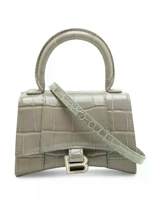 Balenciaga Hourglass Shoulder Bag - Grey