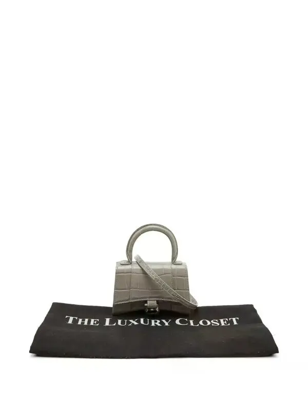 Balenciaga Hourglass Shoulder Bag - Grey