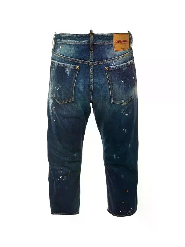 Dsquared2 Paint Splatter Distressed Jeans