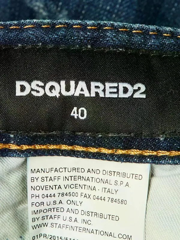 Dsquared2 Paint Splatter Distressed Jeans