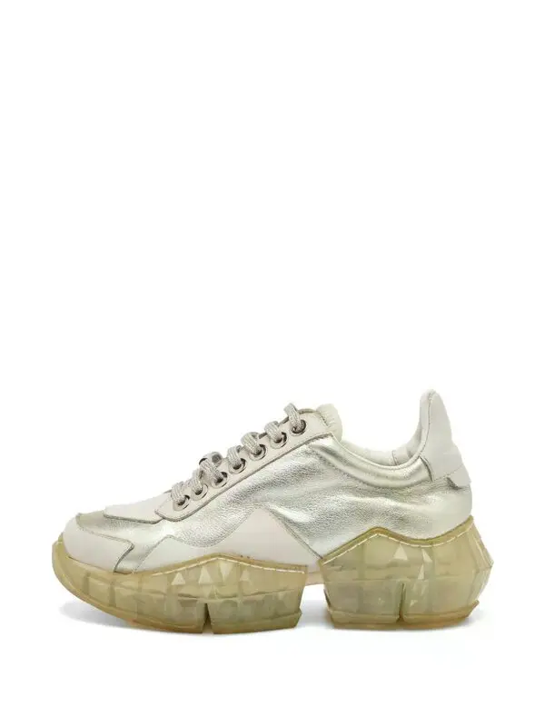 JIMMY CHOO Diamond Leather Sneakers