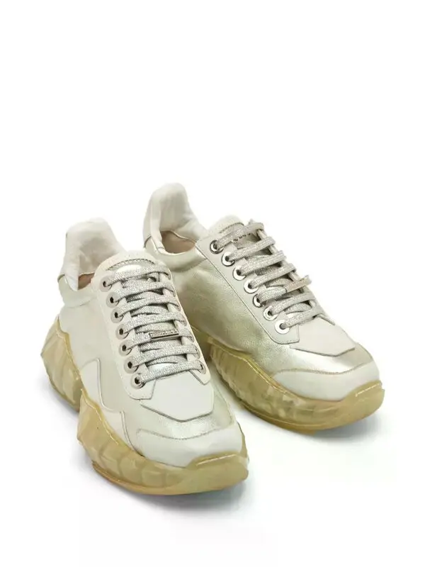 JIMMY CHOO Diamond Leather Sneakers