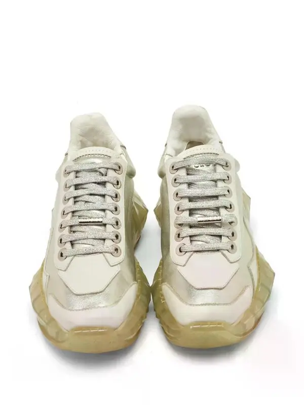 JIMMY CHOO Diamond Leather Sneakers