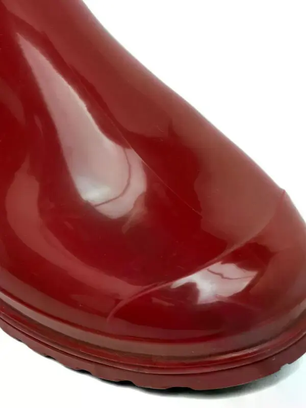 Marni Glossy Finish Button Detail Rain Boots
