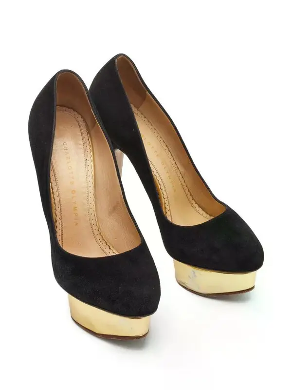 CHARLOTTE OLYMPIA Dolly Platform Pumps - Black