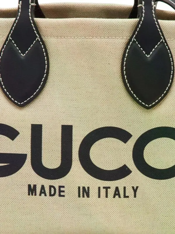 Gucci Canvas Tote Bag - Neutrals