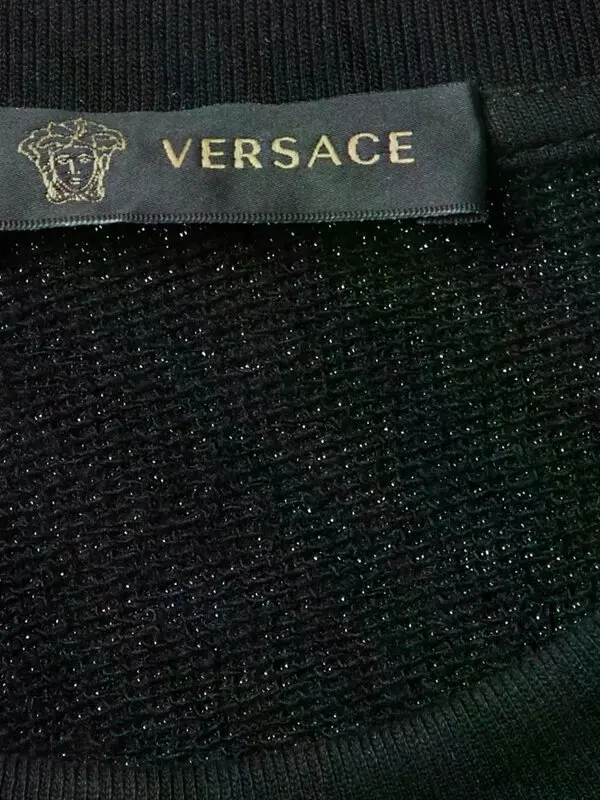Versace Graphic Print Cotton Sweatshirt