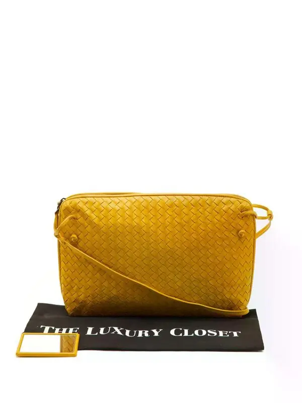 Bottega Veneta Nodini Intrecciato Leather Shoulder Bag