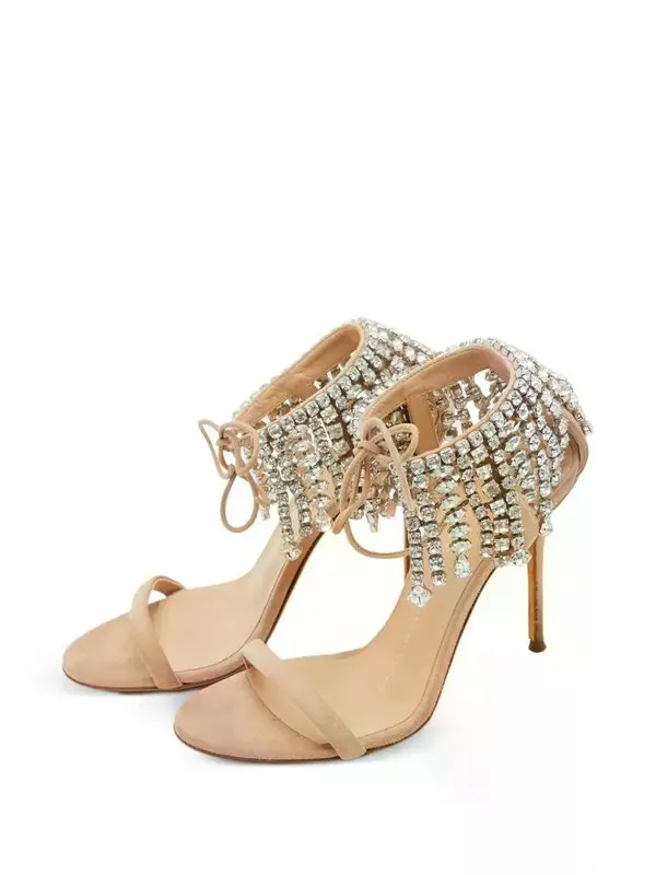 GIUSEPPE ZANOTTI Crystal-embellished Ankle-strap Sandals