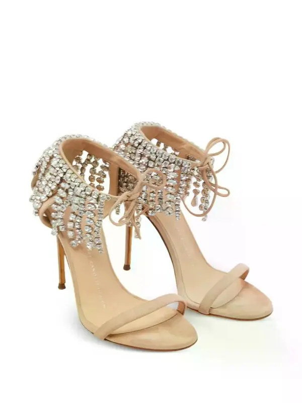 GIUSEPPE ZANOTTI Crystal-embellished Ankle-strap Sandals