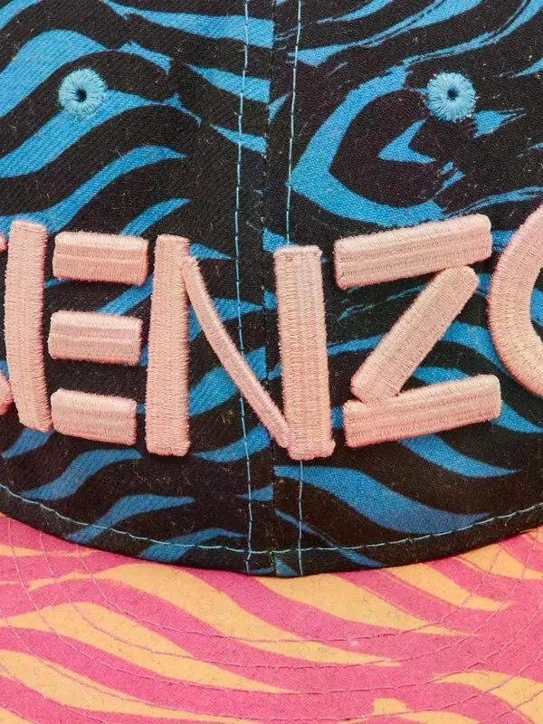 Kenzo X New Era Printed Canvas Baseball Cap