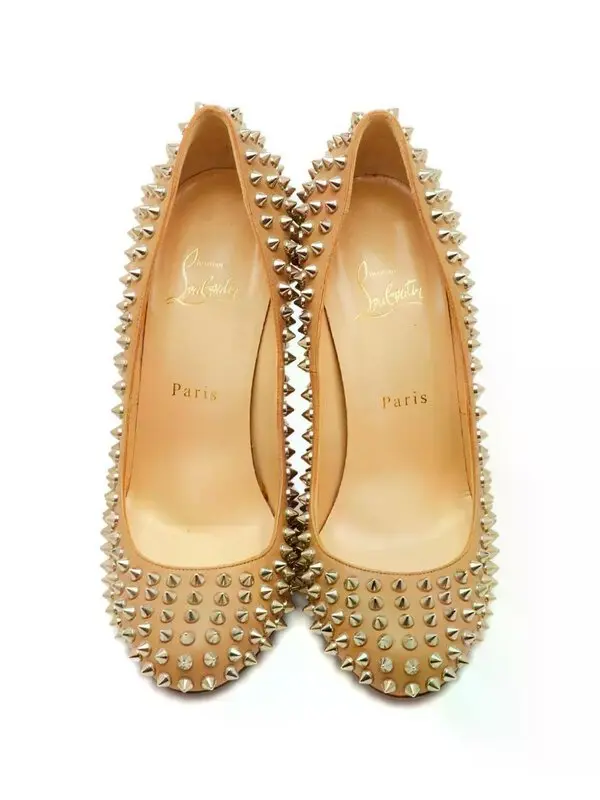 CHRISTIAN LOUBOUTIN Fifi Spikes Heeled Pumps