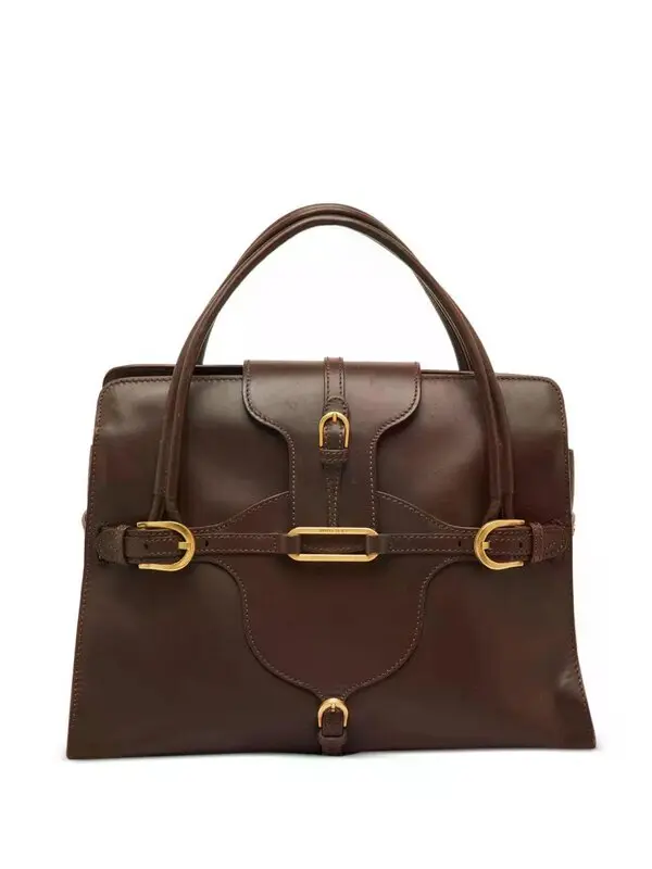 JIMMY CHOO Tulita Leather Tote Bag