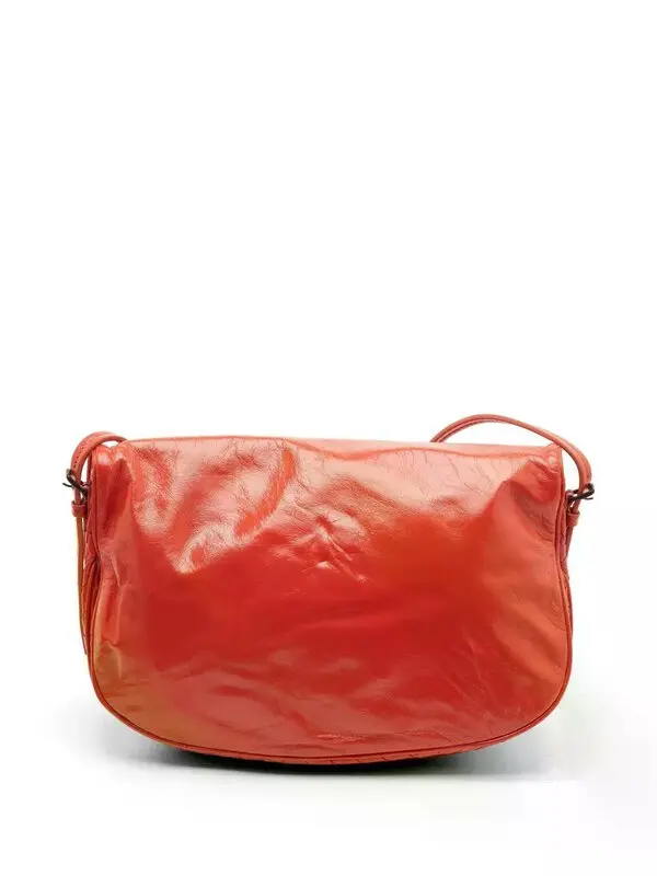 Bottega Veneta Glazed Leather Medium Crossbody Bag