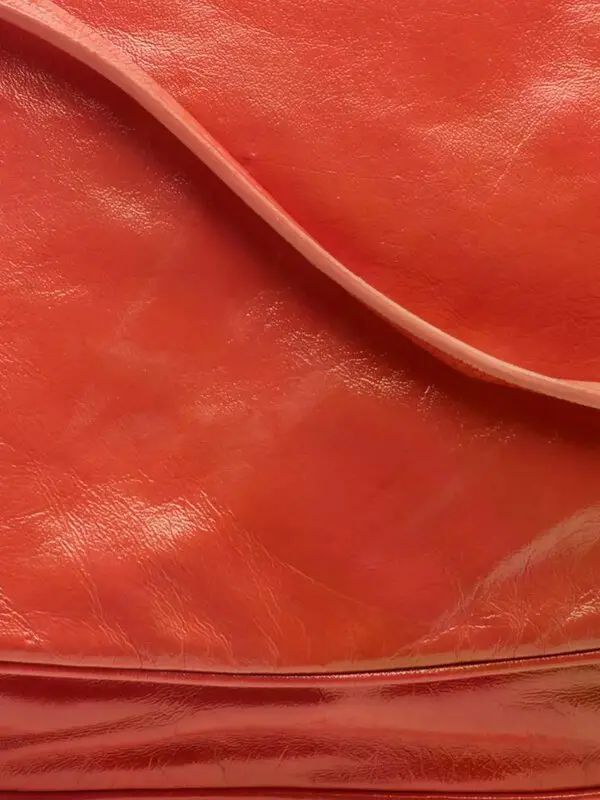 Bottega Veneta Glazed Leather Medium Crossbody Bag