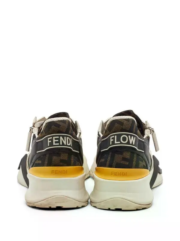 Fendi Flow Zucca Canvas Low-top Sneakers