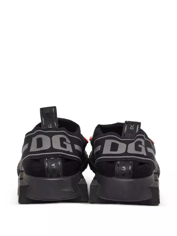 Dolce & Gabbana Logo Patch Slip-on Sneakers