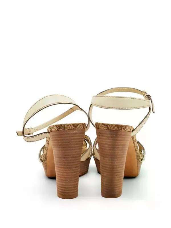 Gucci Leather Platform Sandals