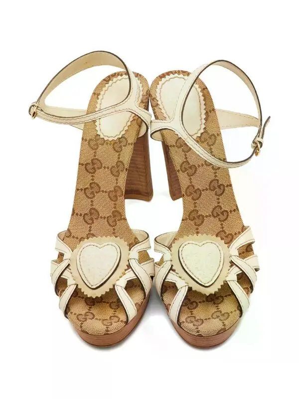 Gucci Leather Platform Sandals