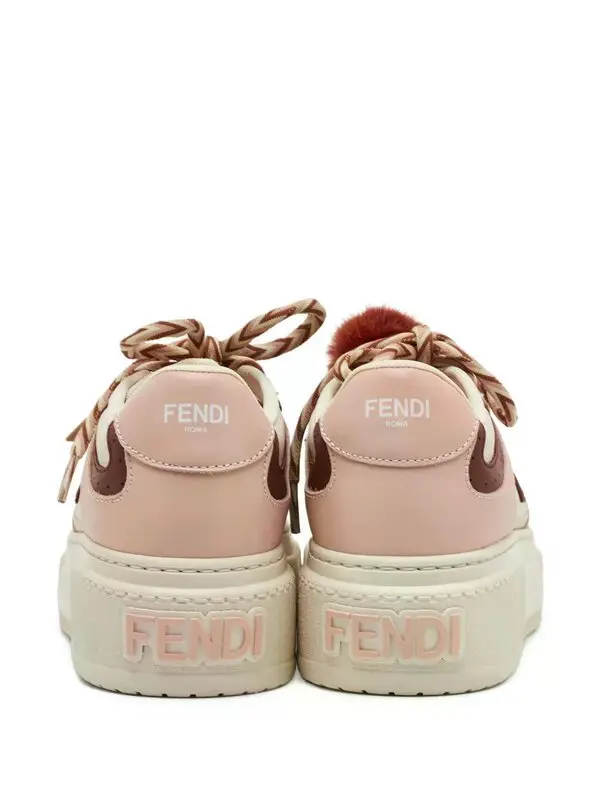 Fendi Match Charm Lace-up Sneakers