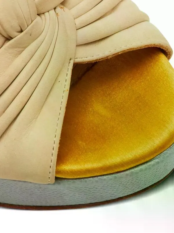 FERRAGAMO Luna Platform Wedge Sandals