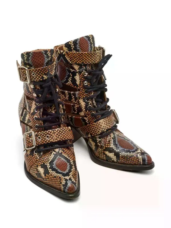 Chloé Rylee Buckle Ankle Boots