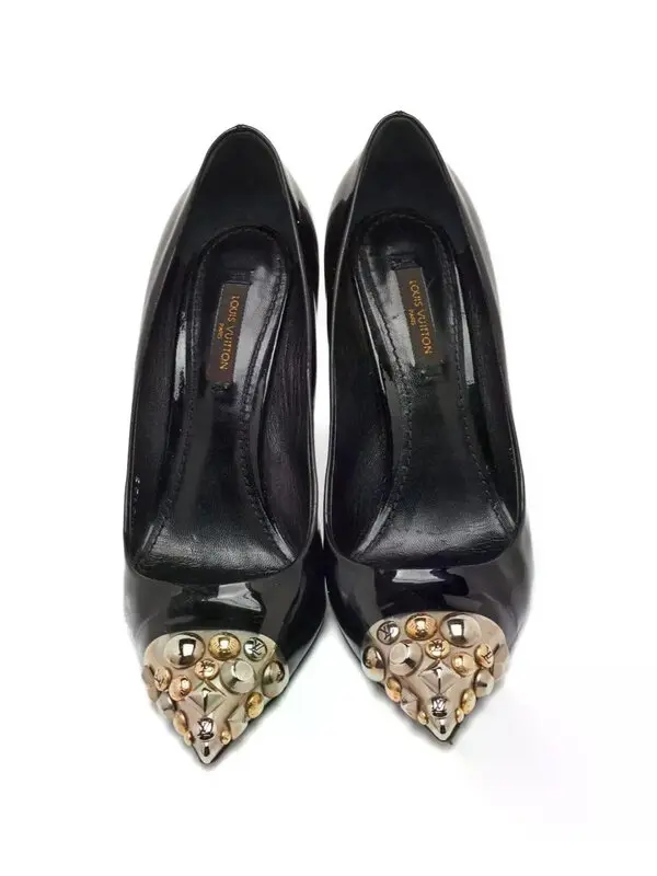 LOUIS VUITTON Bernice Studded Pointed-toe Pumps