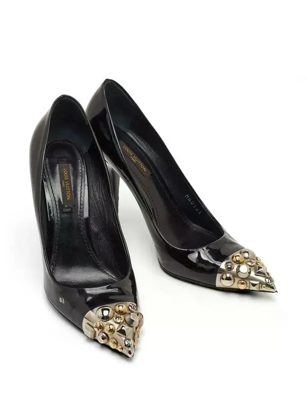 LOUIS VUITTON Bernice Studded Pointed-toe Pumps