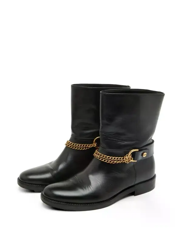 LANVIN Chain-link Ankle Boots