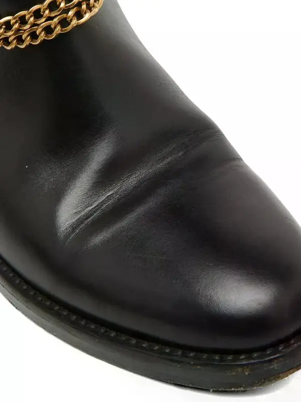 LANVIN Chain-link Ankle Boots