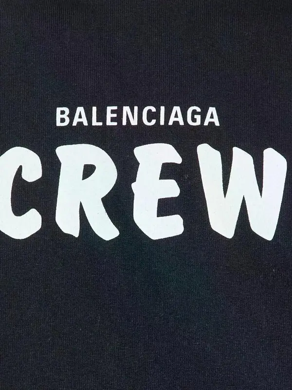 Balenciaga Crew Logo-print T-shirt
