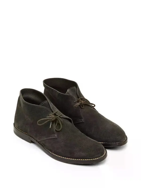 Bottega Veneta Suede Derby Boots