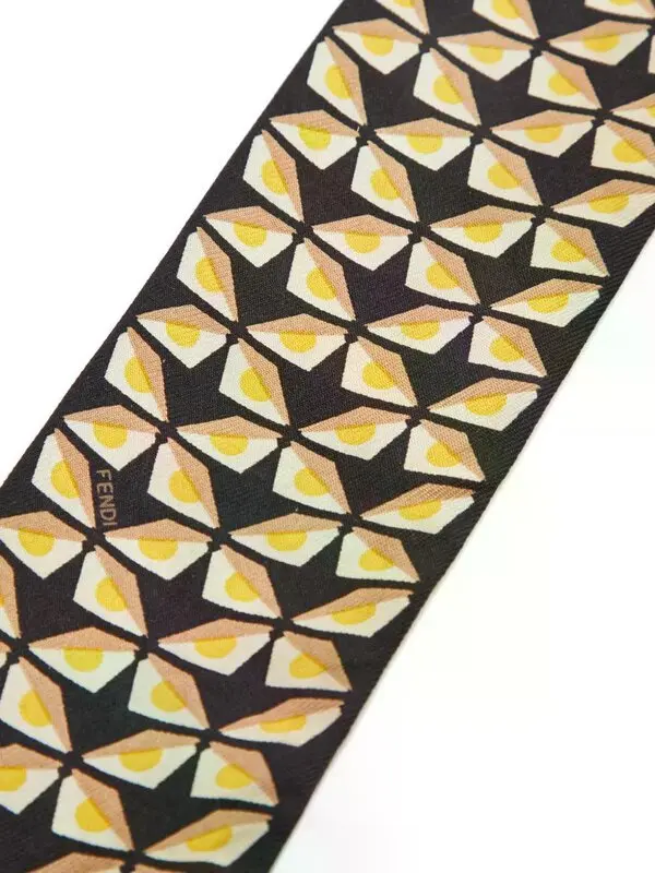 Fendi Monster Printed Bandeau Scarf