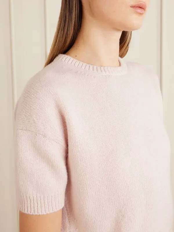 Khaite Golden Cashmere Sweater - Pink