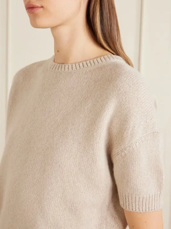 Khaite Golden" Cashmere Sweater - Neutrals