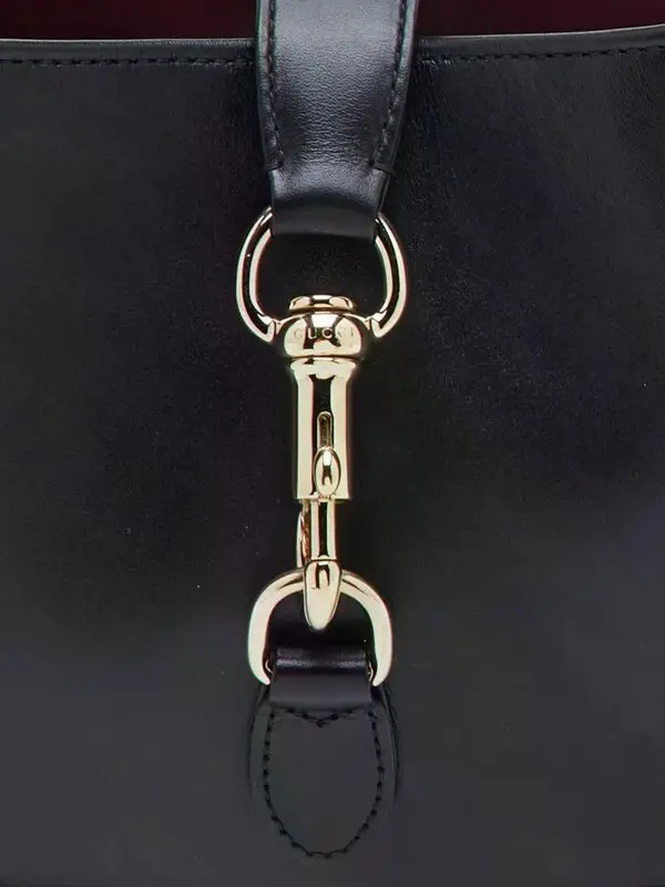 Gucci Jackie 1961 Small Leather Hobo Bag - Black