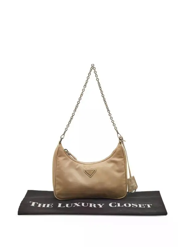 Prada Re-edition 2005 Re-nylon Shoulder Bag - Neutrals