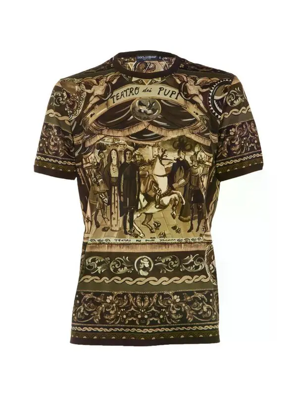 Dolce & Gabbana Teatro Dei Pupi Printed T-shirt