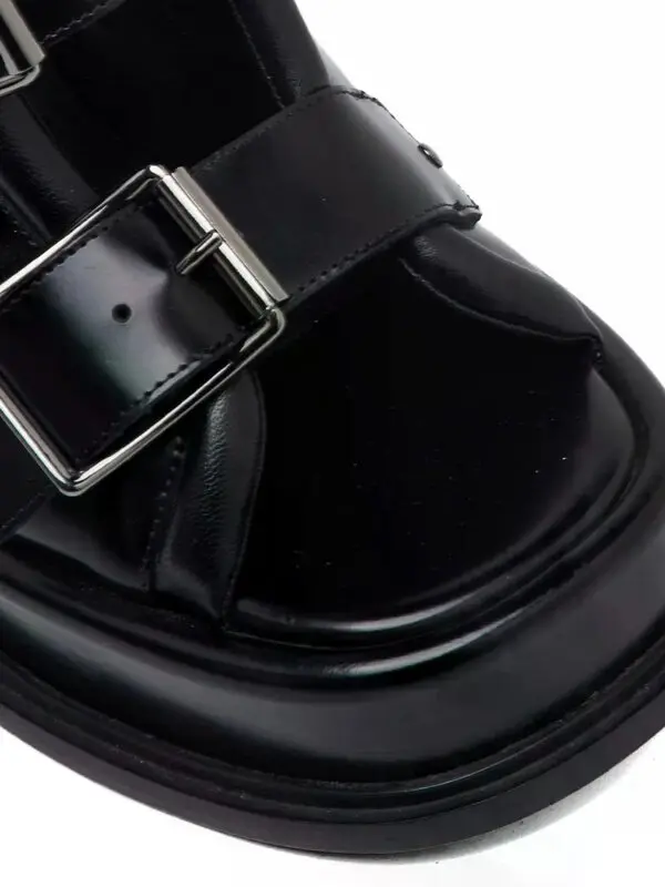 Alexander McQueen Rave Buckled Boots