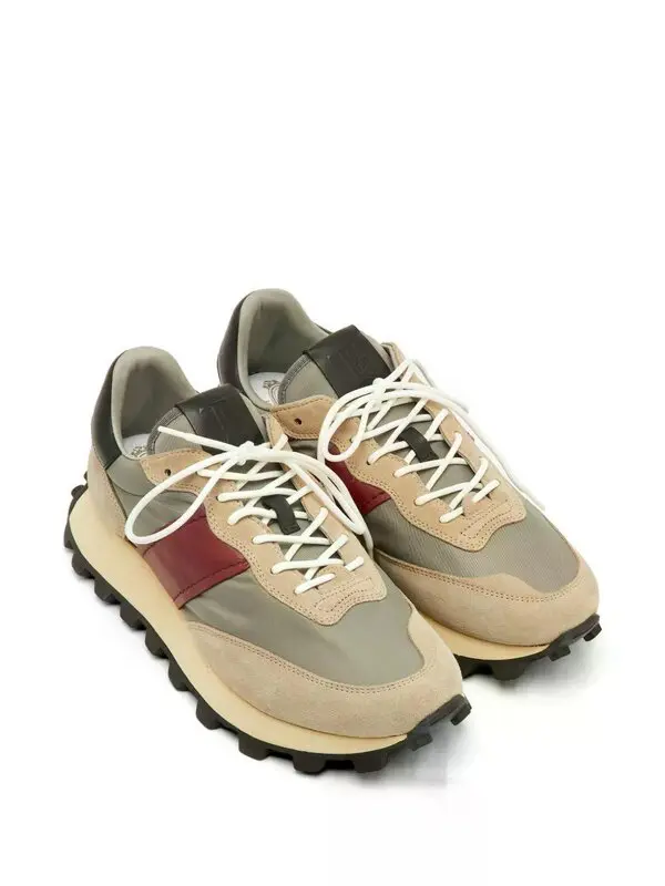 TOD'S Suede And Leather Low-top Sneakers