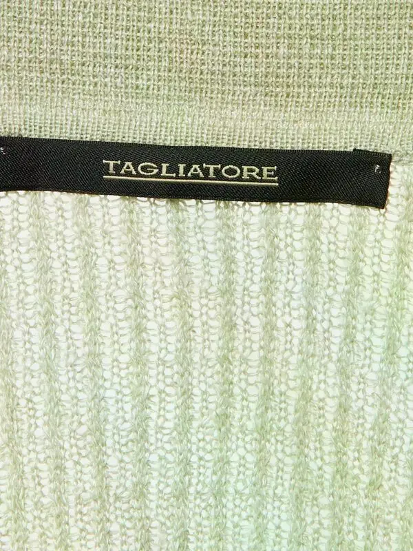 424 Wavy Knit Polo Shirt